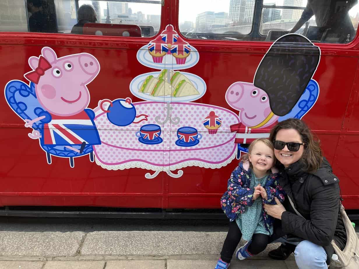 Peppa Pig Afternoon Tea Bus Tour in London - The Palmetto Mom