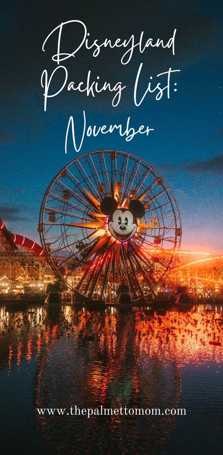 Ultimate Guide of What to Wear to Disneyland in November - The Palmetto Mom