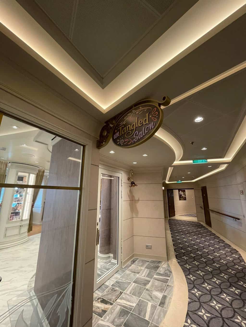 Exploring the Untangled Salon on the Disney Wish - The Palmetto Mom